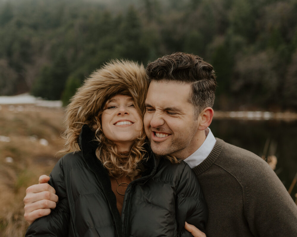 Doane Pond Engagement Session at Palomar Mountain | Reid + Jenny ...