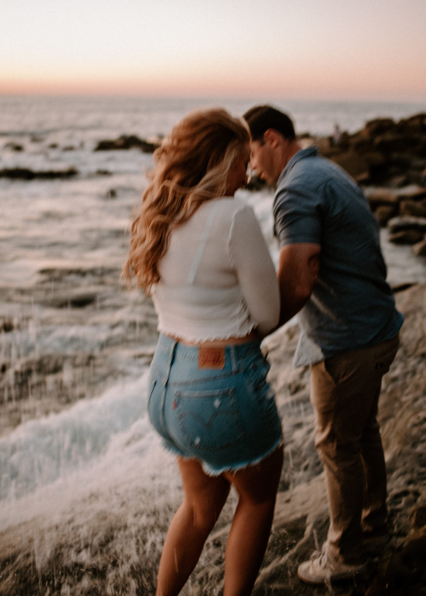 Sunset Cliffs Engagement | Kaila + Michael - Brittany Bender Photography
